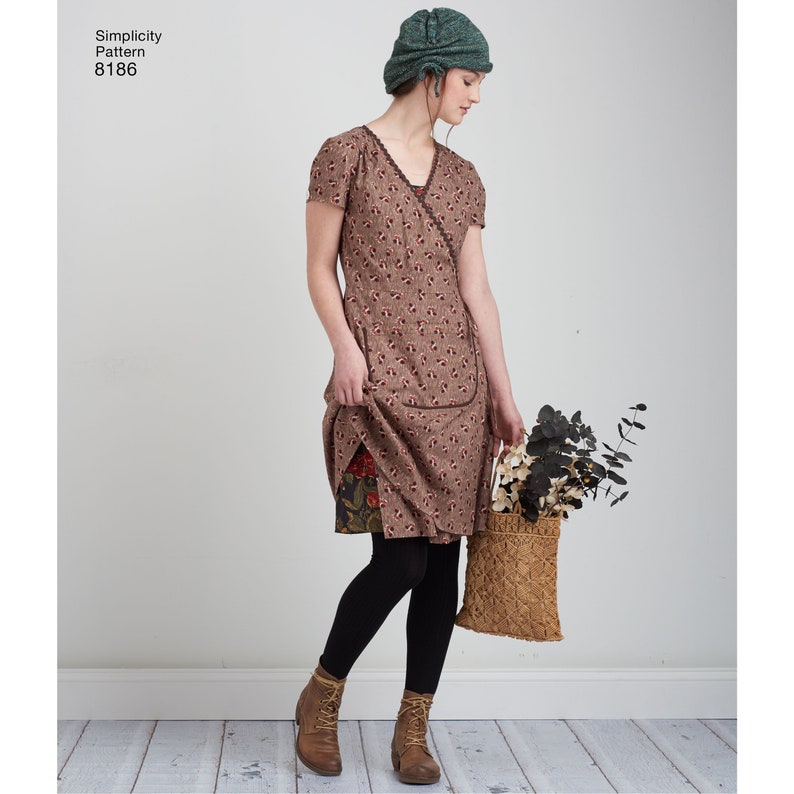 Simplicity Pattern 8186 Misses' Dottie Angel Frock Wrap - Etsy