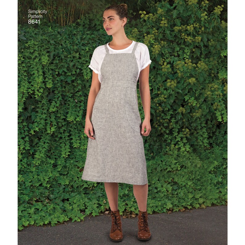 Simplicity Pattern 8641 Misses' Jumper Dress - Etsy