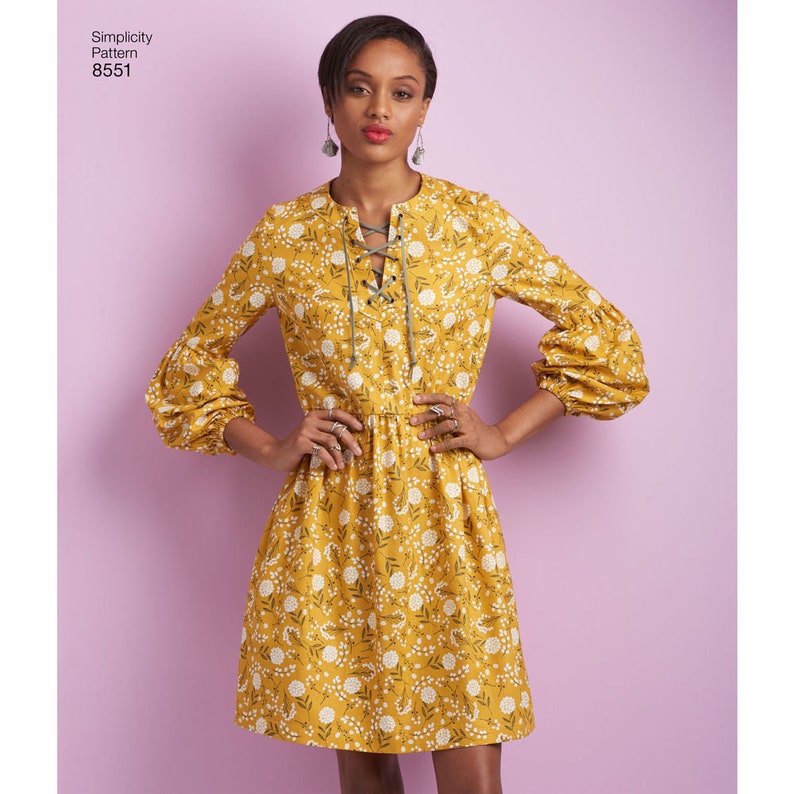 Simplicity Pattern 8551 Misses' Dress or Tunic - Etsy