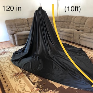 Halloween LONG CAPE | Red/black | Multiple Colors Available | Adult ...