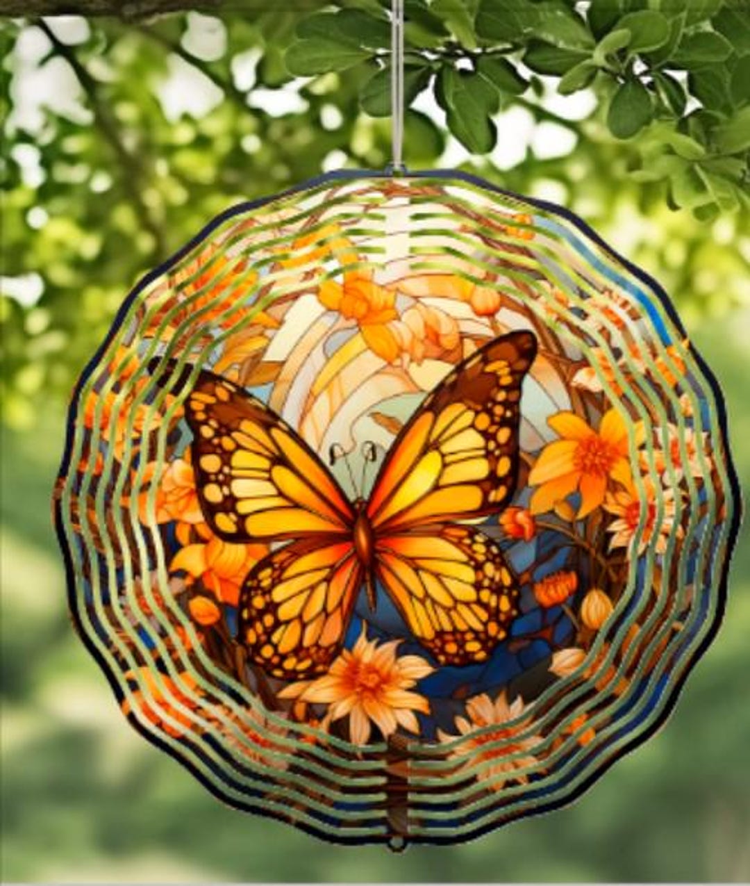 Monarch Butterfly Wind Spinner - Etsy