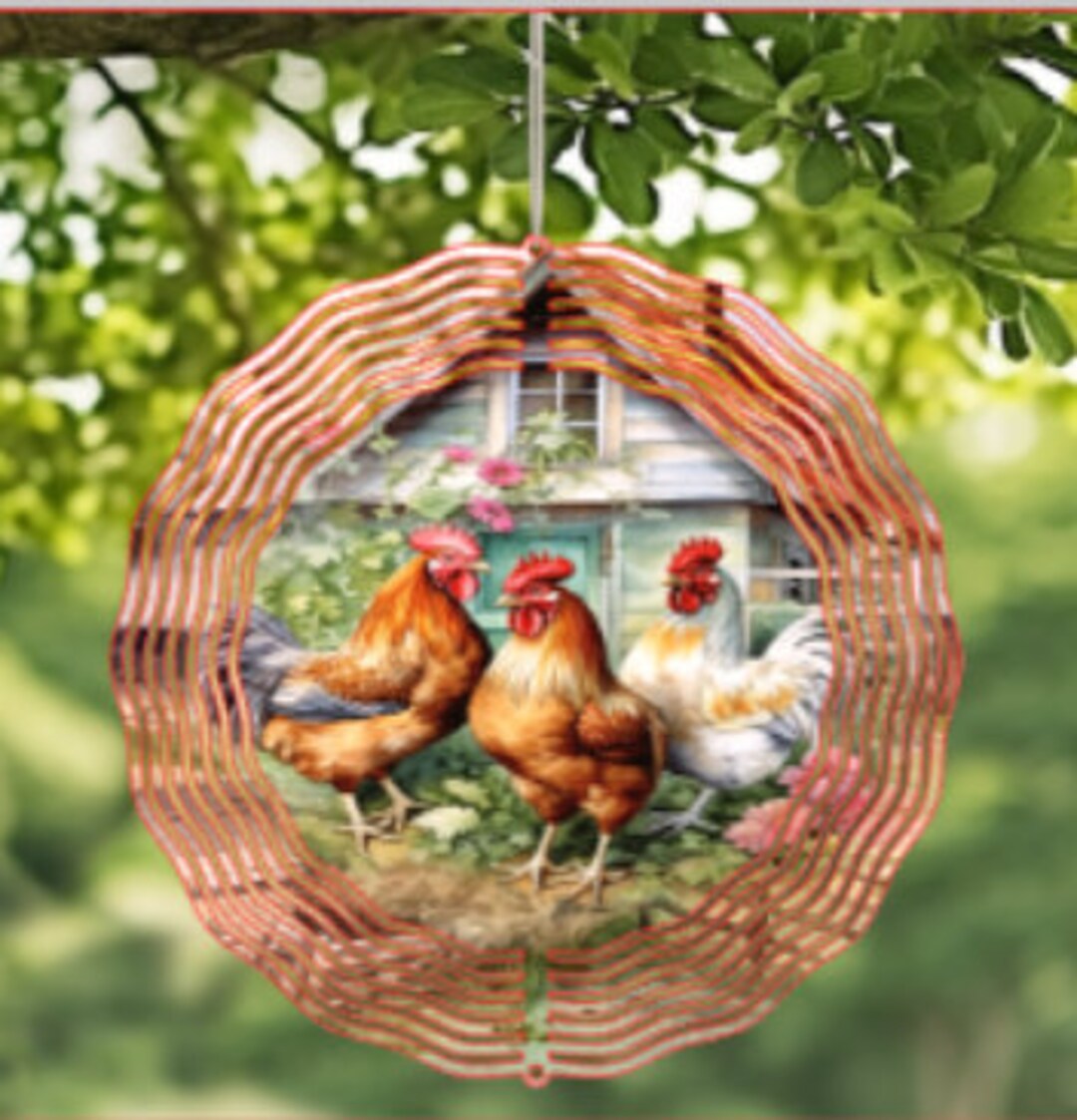 Chickens Wind Spinner - Etsy