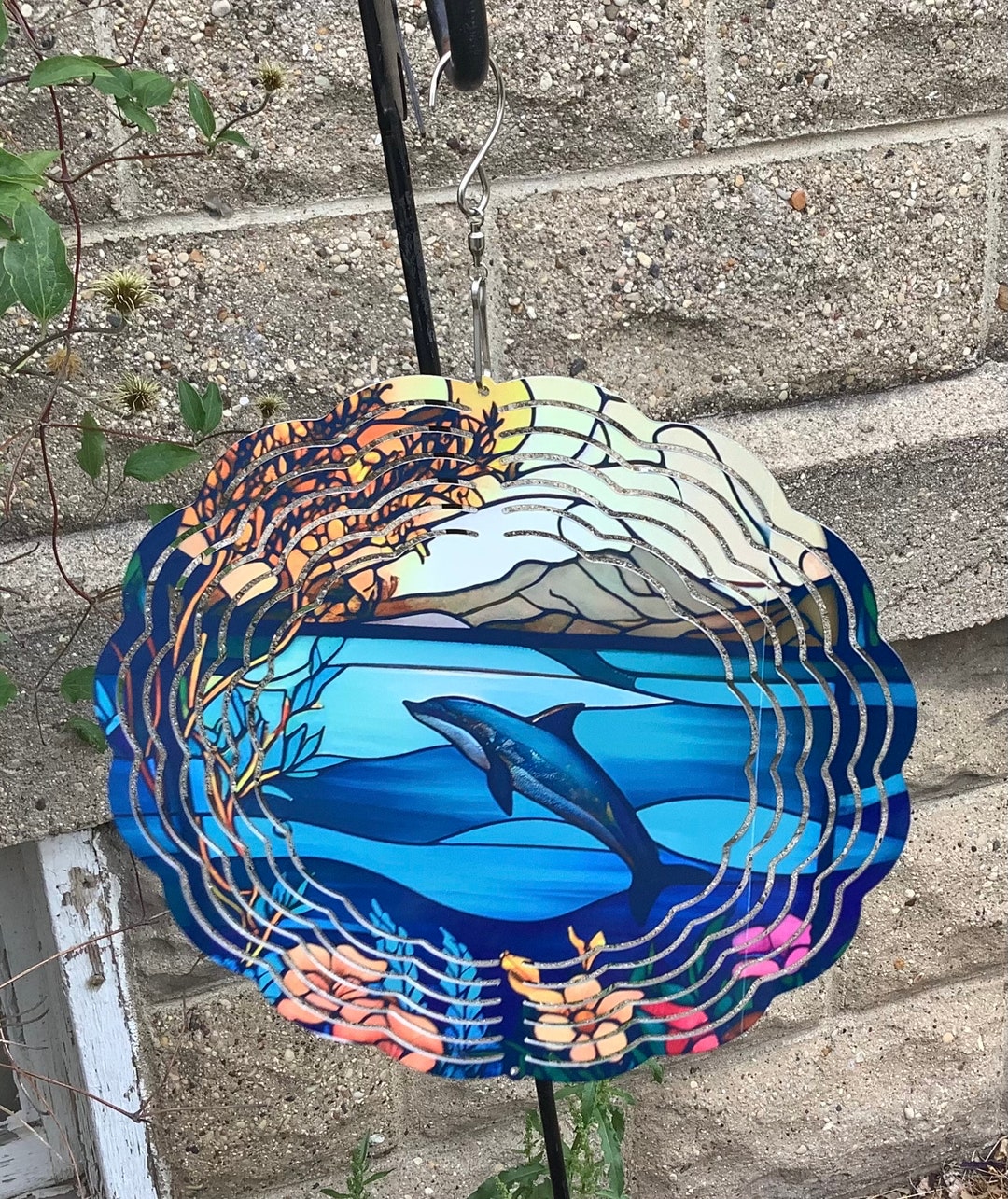 Dolphin Wind Spinner - Etsy