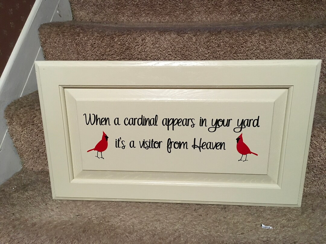 Cardinal Visitor From Heaven - Etsy