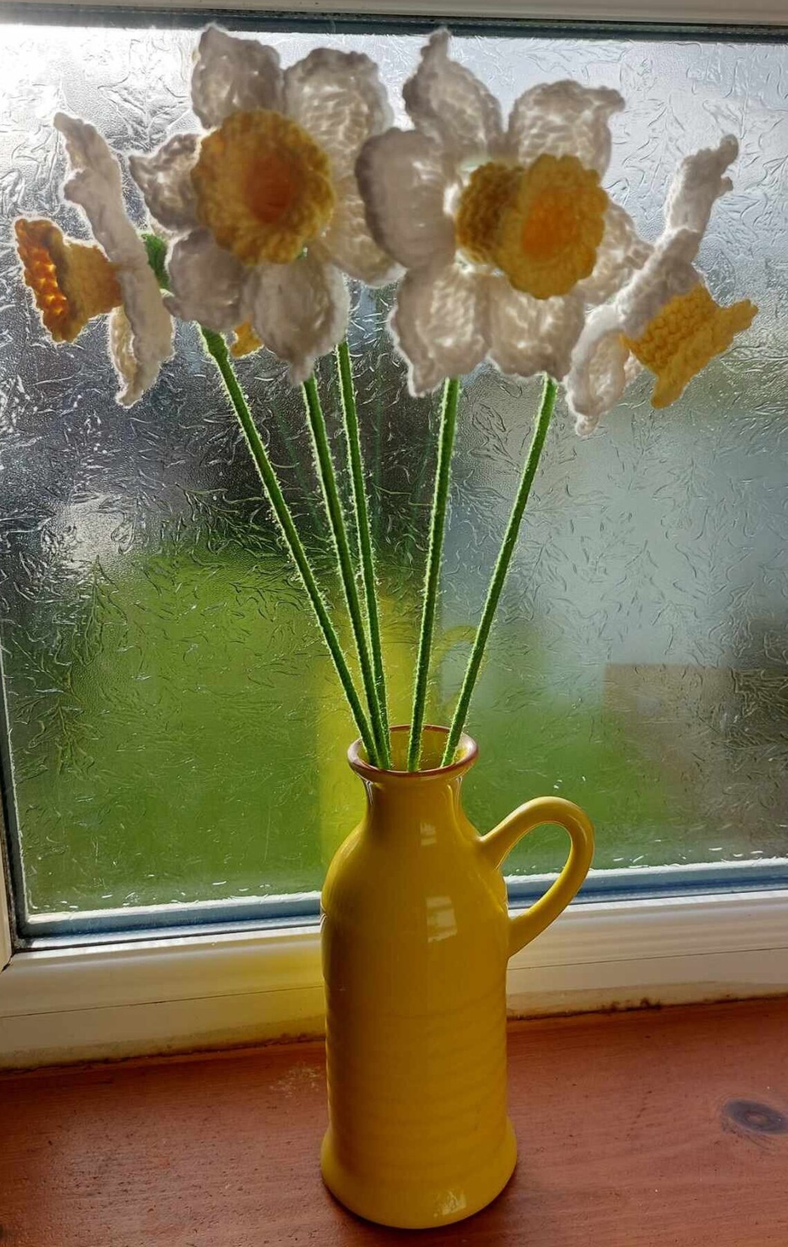 Crochet Daffodil Flower (LEFT-HANDED Pattern Only), (large) - Etsy