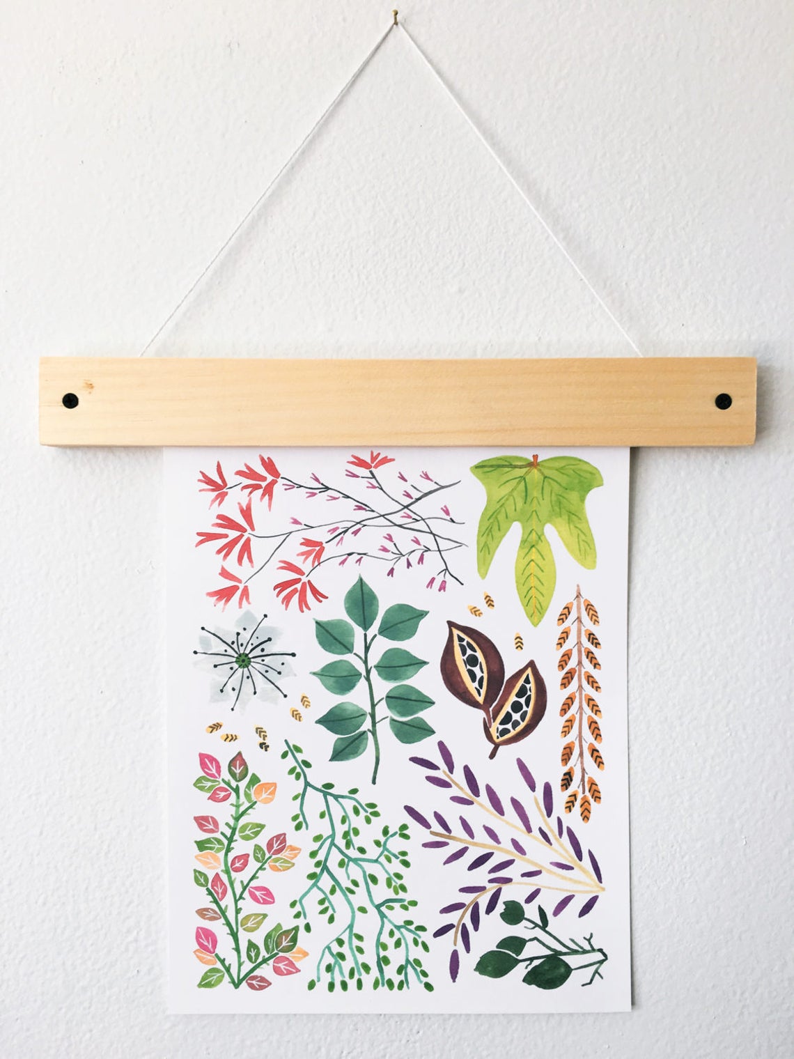 March Nature Collection Art Print - Etsy
