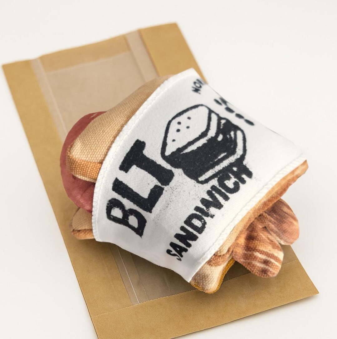 Handmade BLT Sandwich Plush Toy – Pretend Play Food | Upcycled & Hand ...
