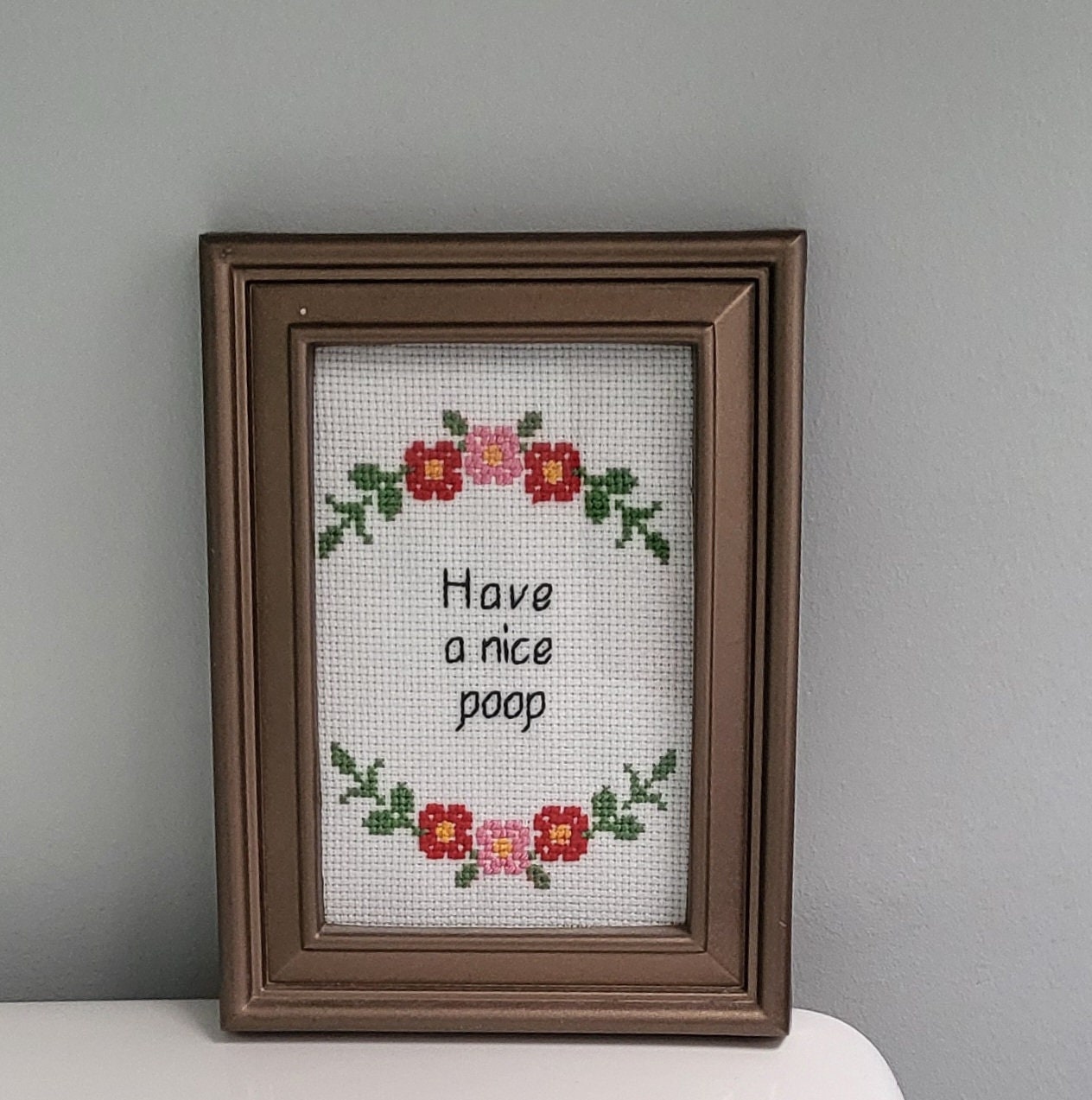 Have a Nice Poop | Cross Stitch Pattern | PDF Pattern - Etsy
