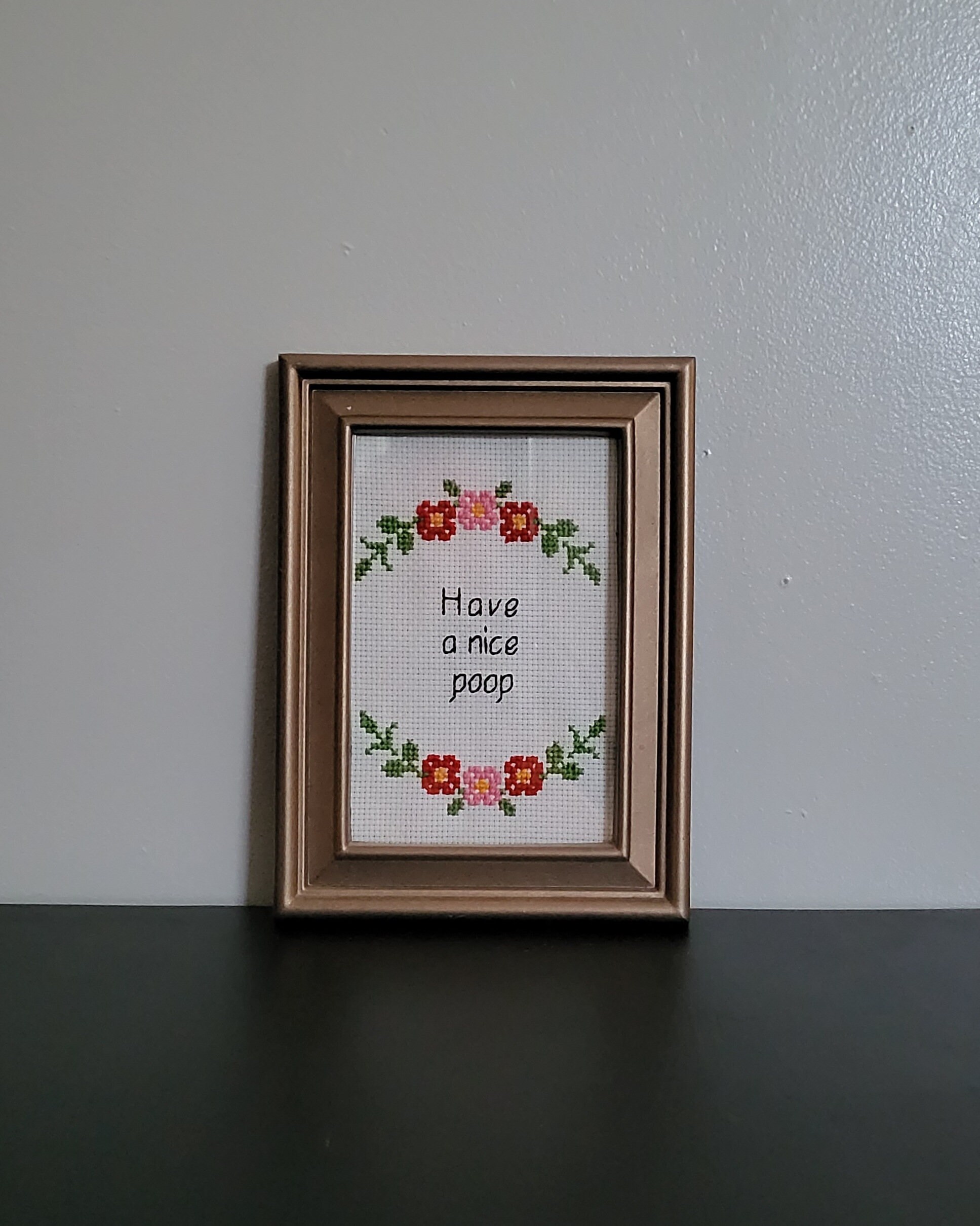 Have a Nice Poop | Cross Stitch Pattern | PDF Pattern - Etsy