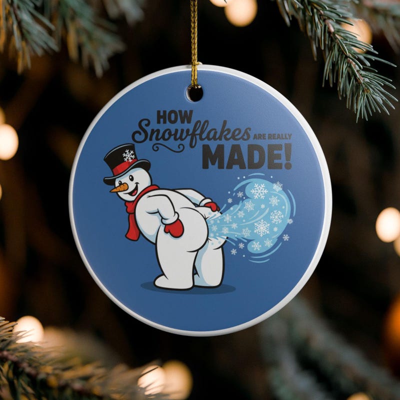 Snowman Farting - Etsy