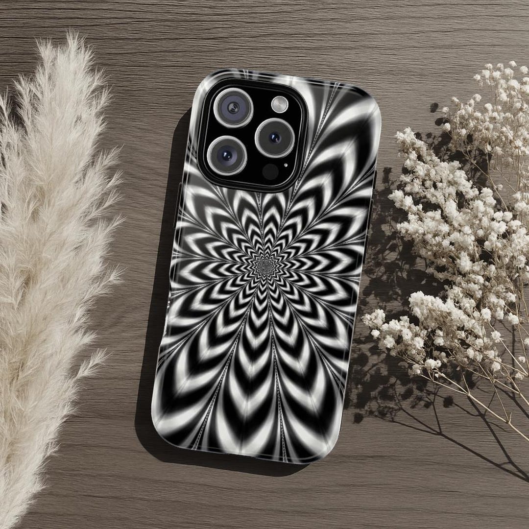 Optical Illusion Tough Phone Case: Trippy Psychedelic Special Effect Op ...
