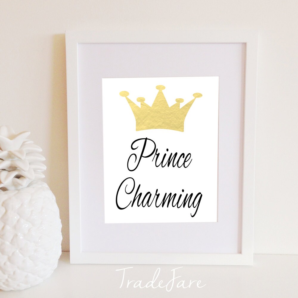 Prince Charming Print Instant Digital Download Crown - Etsy