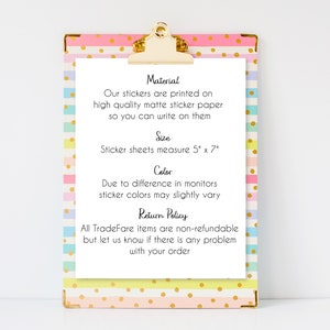 DIY Theme Stickers for Planner, Demo Day Stickers, DIY All Day Labels ...