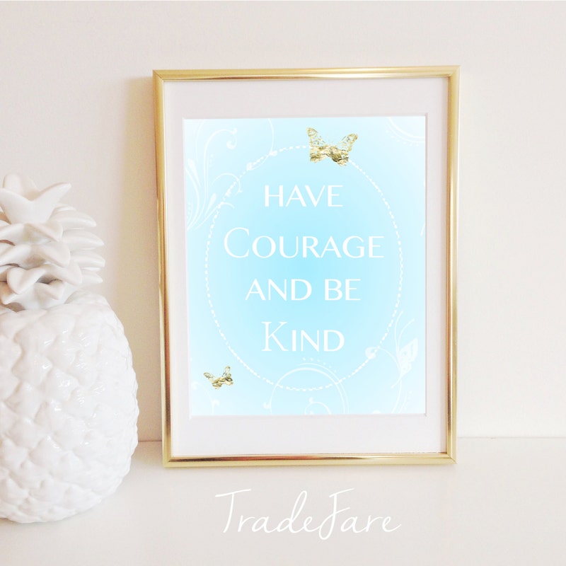 Courage Poster - Etsy