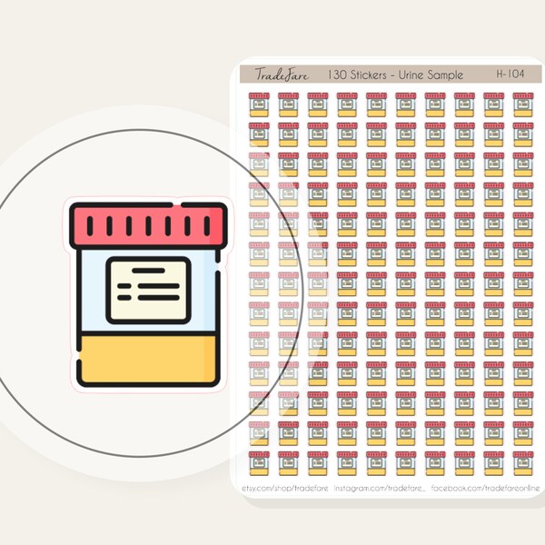 Urine Sample Party Label - Etsy