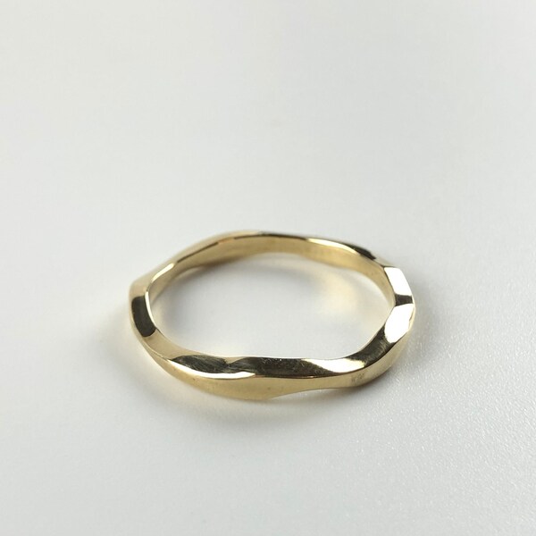 Organic Gold Ring - Etsy