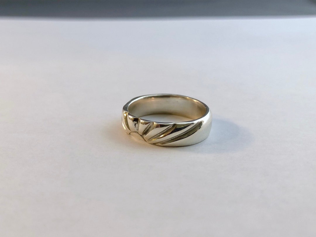 Sterling Silver Mens Sun Ring, Women Sun Ring, Mens Ring, Gold Sun Ring ...