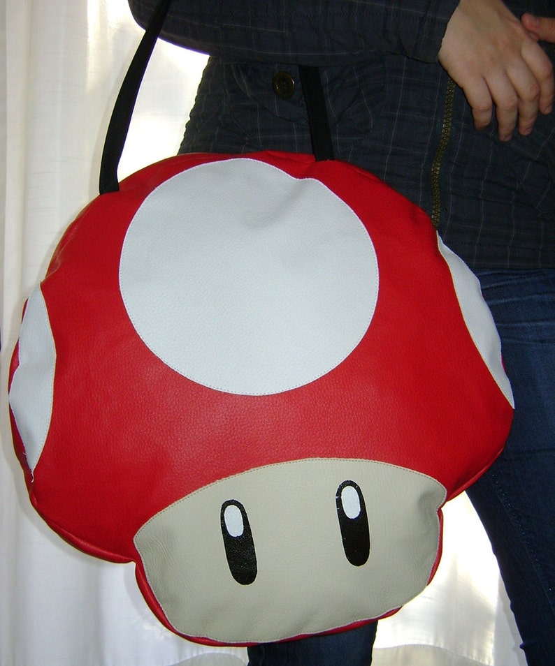 Big Super Mario Mushroom Student Bag | Etsy