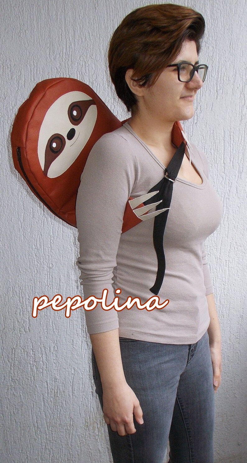 Funny and Adorable Sloth Animal Backpack for Teens - Etsy