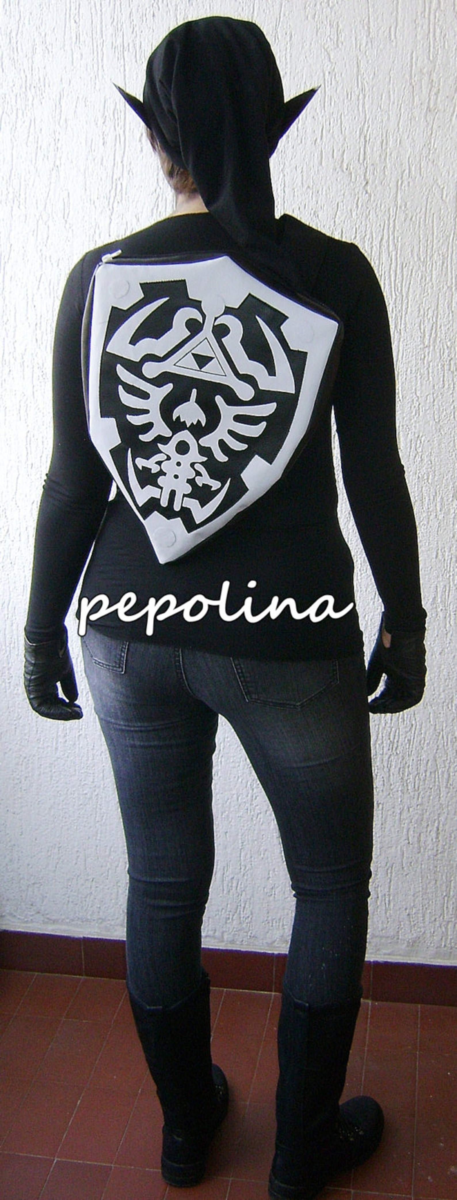 Dark Link Hylian Shield Backpack One Strap | Etsy