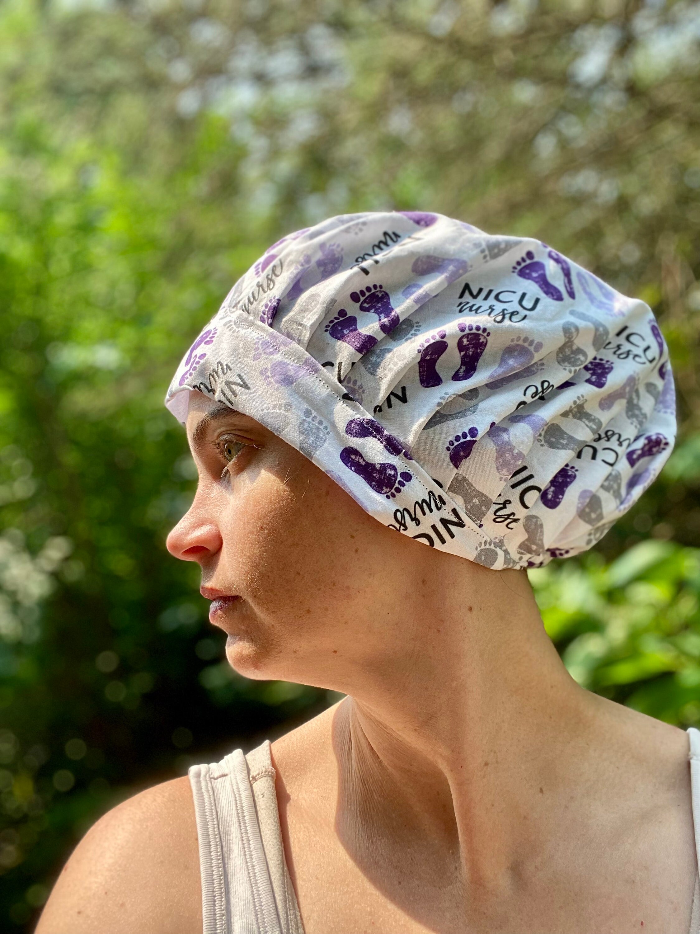 NICU Surgical Cap Scrub Cap Breathable Fabric Reusable & - Etsy