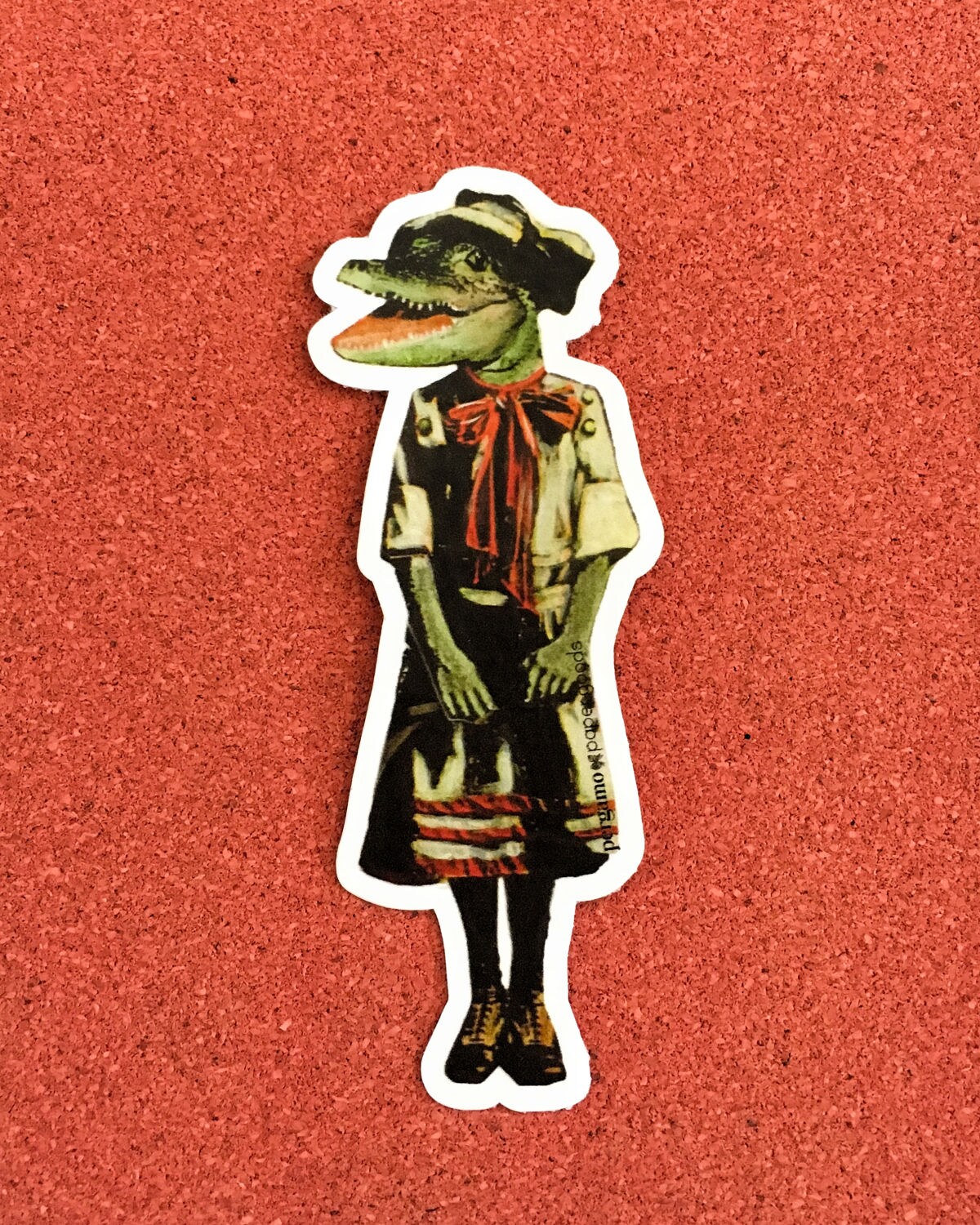 Alligator Sticker, Weird Unique Waterproof Durable Vinyl Stickers ...