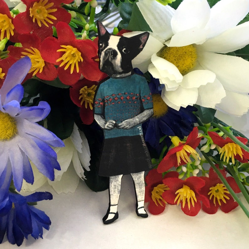 Boston Terrier Gifts Dog Magnet Boston Terrier Mom Boston - Etsy