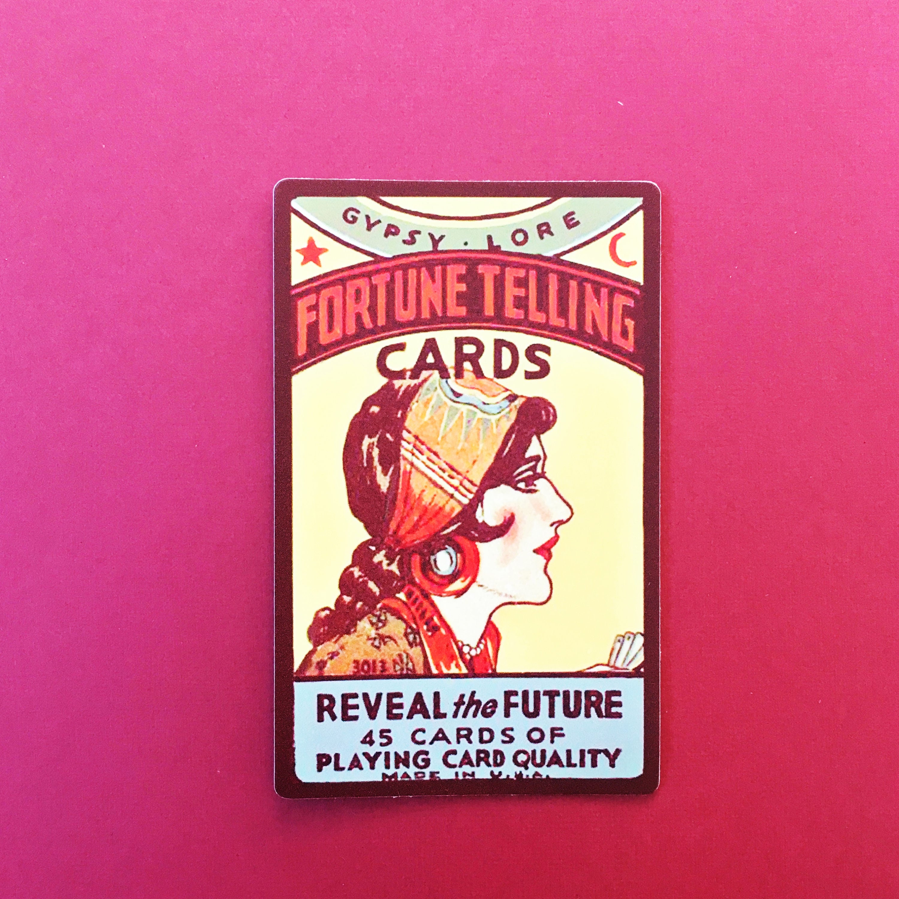 Fortune Teller Sticker, Fortune Telling Retro Vinyl Stickers Durable ...