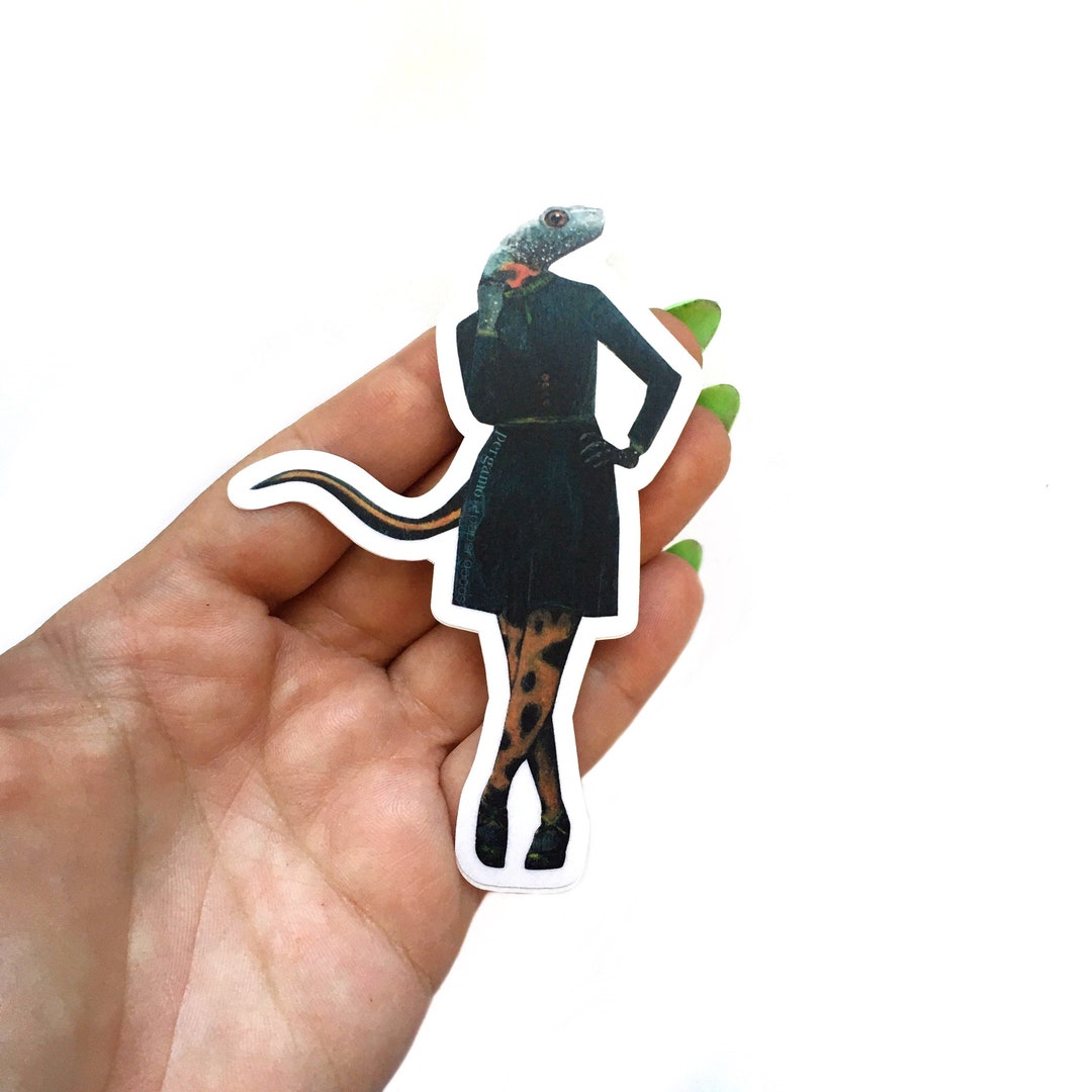 Newt Sticker, Laptop Stickers, Waterproof Weird Decal, Outdoor Decals ...