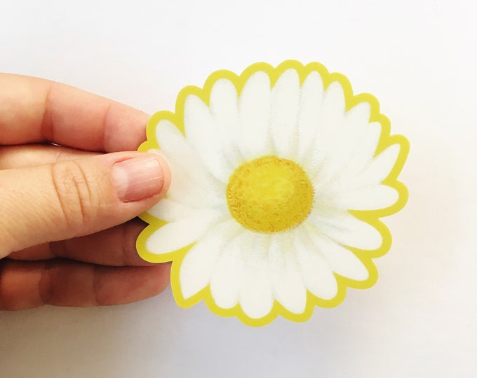 Daisy Vinyl Sticker Pack, Flower Laptop Stickers, Vintage Decal, Pretty ...