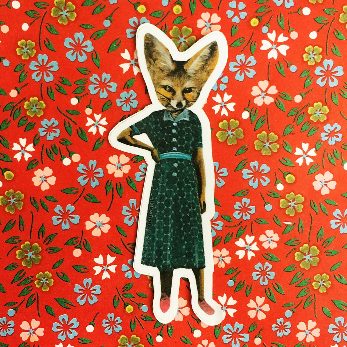 Fox Laptop Sticker Pack Sassy Animal Vinyl Stickers | Etsy