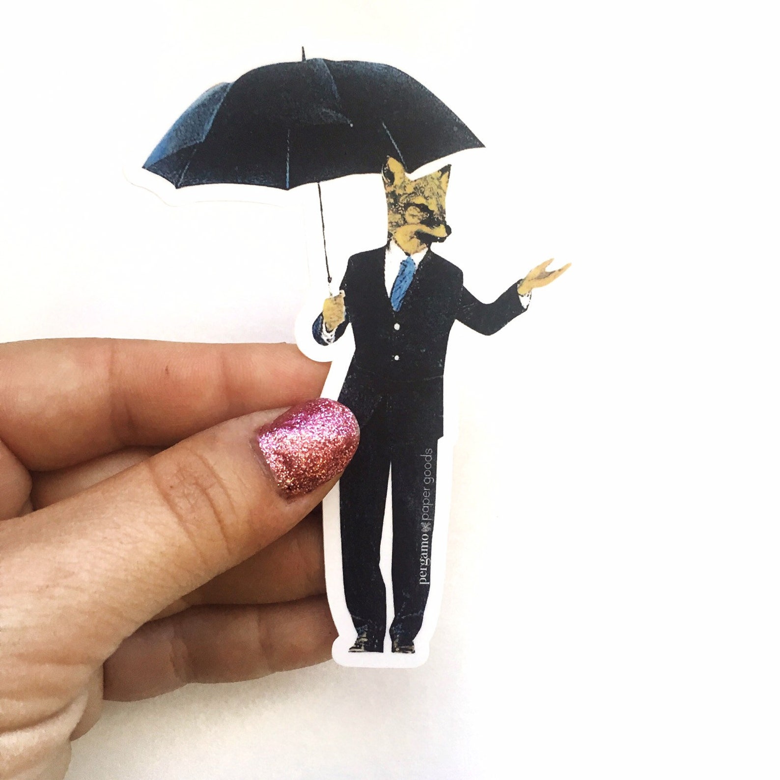 Vintage Fox Sticker Fun Animal Laptop Sticker Pack Dressed - Etsy