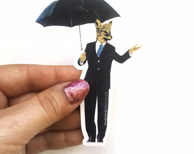 Fox Laptop Sticker Pack Sassy Animal Vinyl Stickers - Etsy