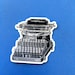 Typewriter Sticker, Vinyl Sticker Pack, Bumper Stickers for Laptop ...