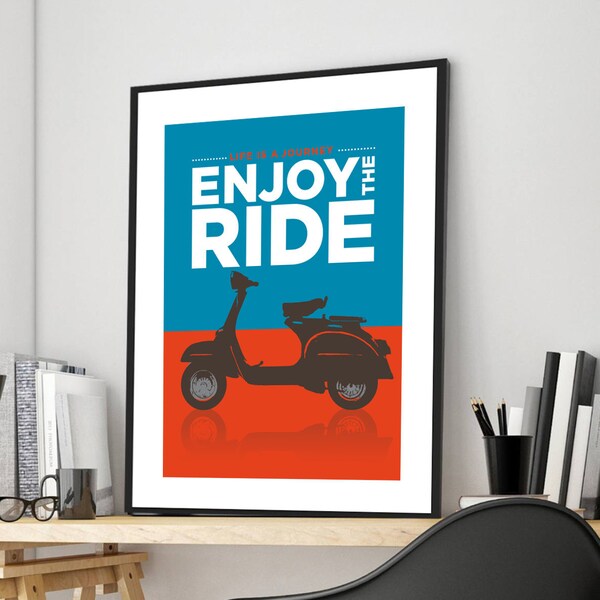 Scooter Art - Etsy