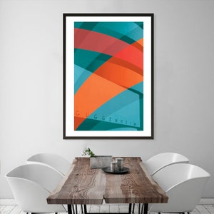 Guggenheim Print, Mid Century Modern New York City Architecture Poster ...