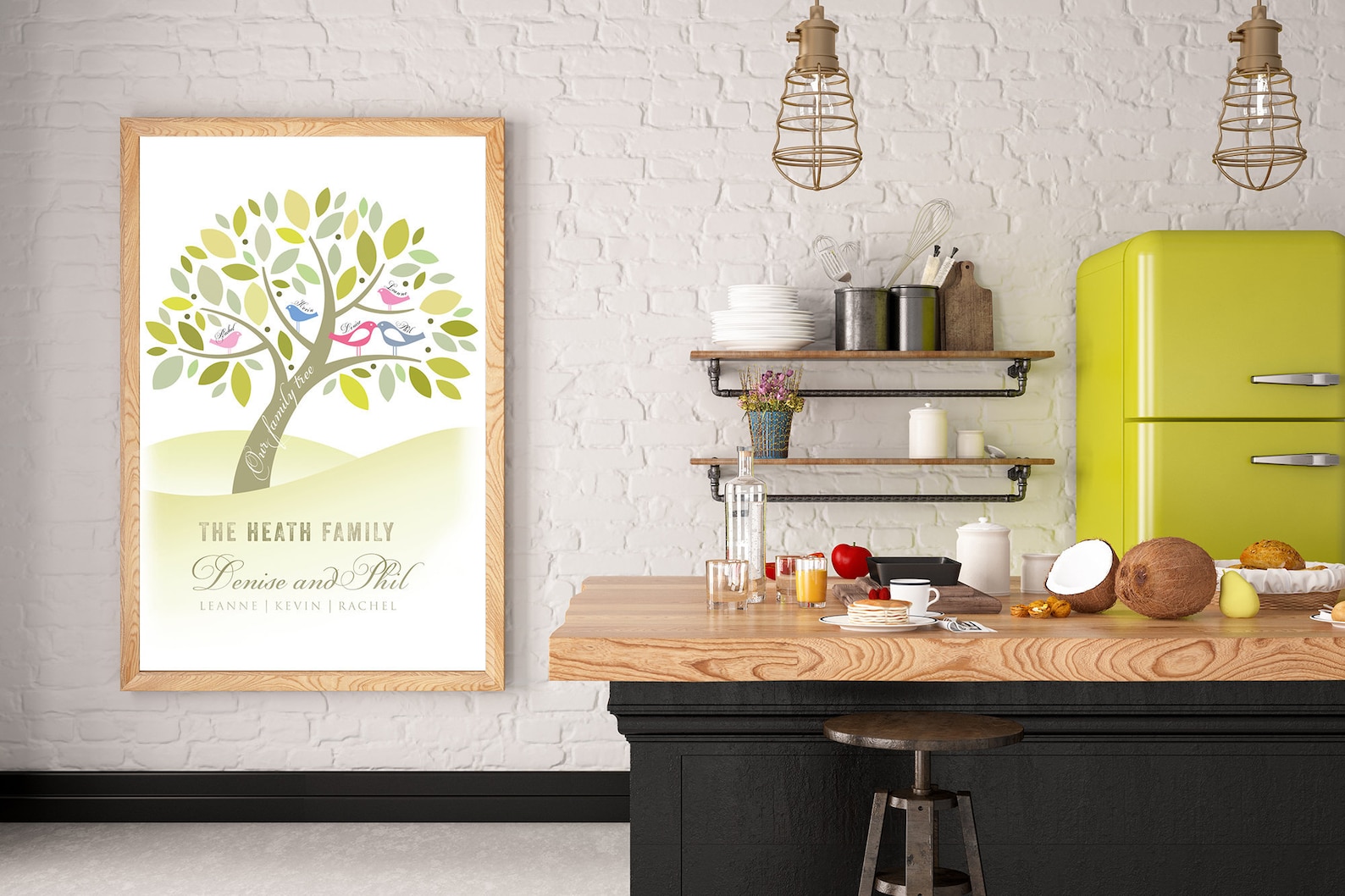 Custom Family Tree Poster Family Tree Print With up to 9 - Etsy UK