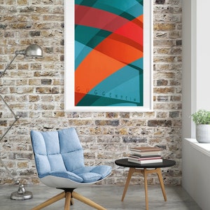 Mid Century Modern New York City Architecture Poster, Guggenheim Print ...