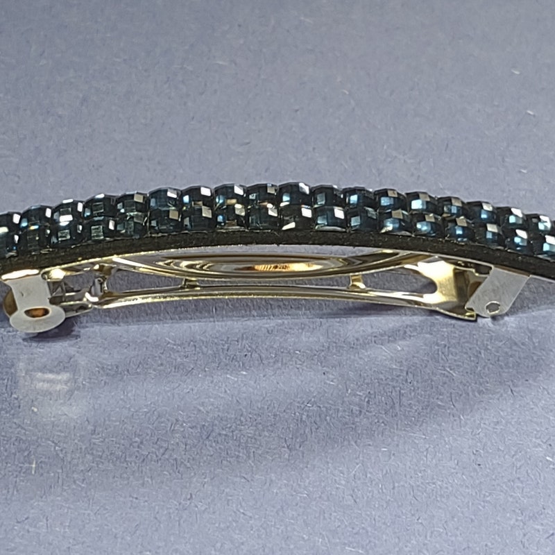 Navy Blue Hair Clip - Etsy