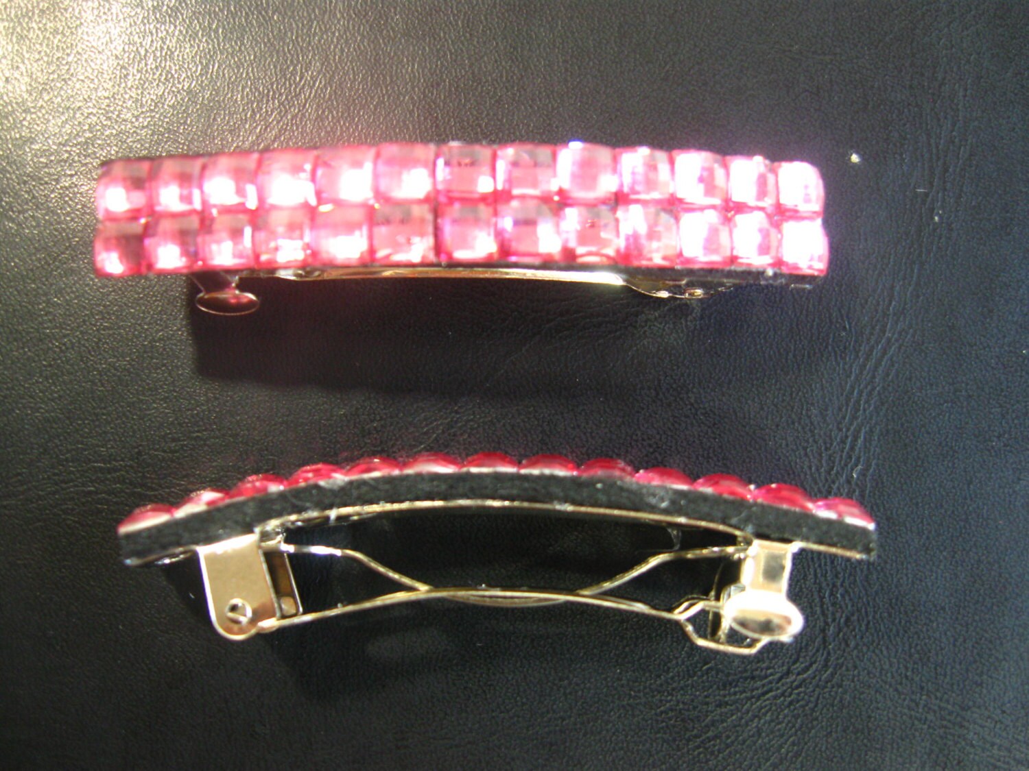 Set of 2 Pink Hair Barrette Girls Barrettes Pink Hair Clips - Etsy UK