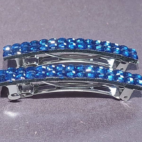 Blue Hair Clip - Etsy