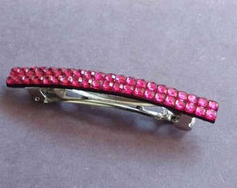 Pink Hair Barrettes | Etsy