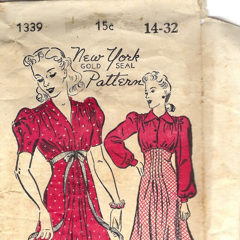 1930s Sewing Pattern - Etsy