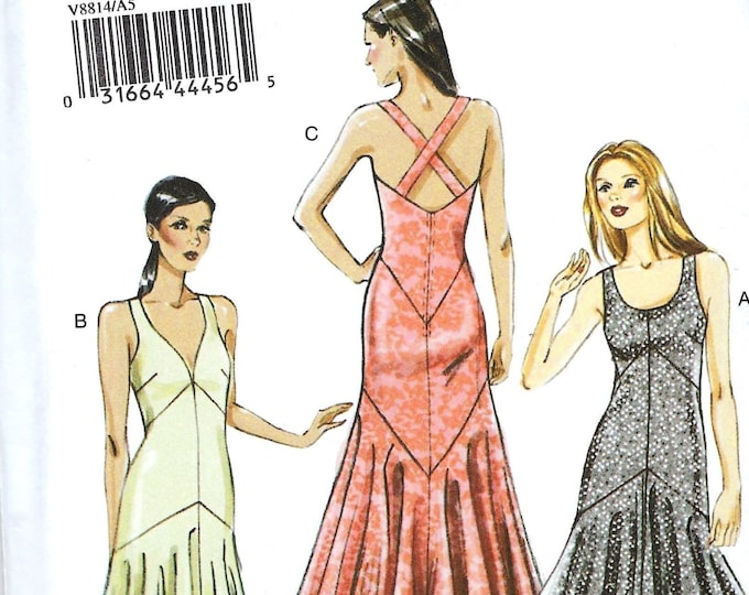 VOGUE V8814 Strappy Dress Sewing Pattern, Uncut - Etsy