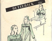 Butterick 3120 40s Hospital Gown Nightshirt Puff Sleeve - Etsy