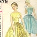 50s Dress Sewing Pattern, Simplicity 1878, Sz 12 Bust 32 - Etsy