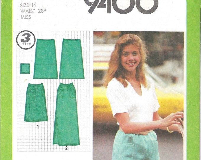 Vogue 9117, Bias Cut Skirt Sewing Pattern, Two Lengths, Waist 28 - Etsy
