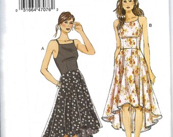 Sewing Pattern for Misses' Princess Seam HIGH-LOW Dresses W/pockets ...