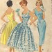 1950s Mccall's 4116 Vintage Sewing Pattern Misses Full Skirt Dress ...