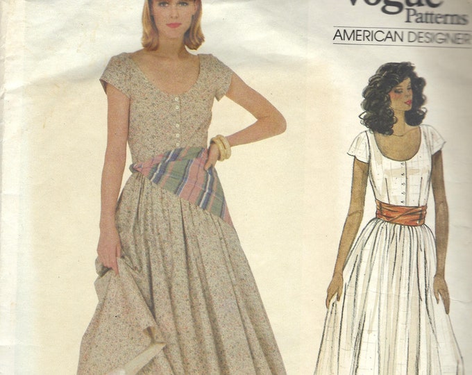 Vogue 2947 Ralph Lauren Cottage Core Dress and Petticoat, Prairie Style ...
